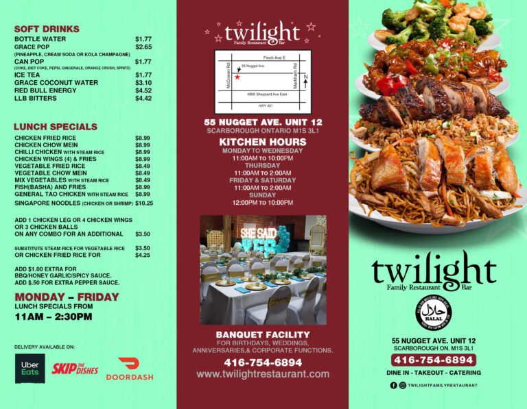 Menu – twilightrestaurant.com